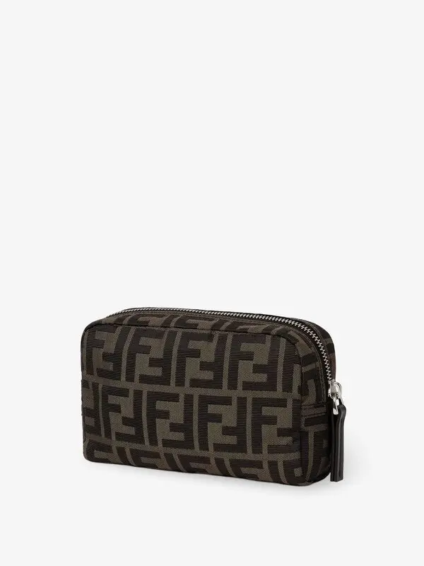 Fendi Ff Technical Fabric Clutch Bag