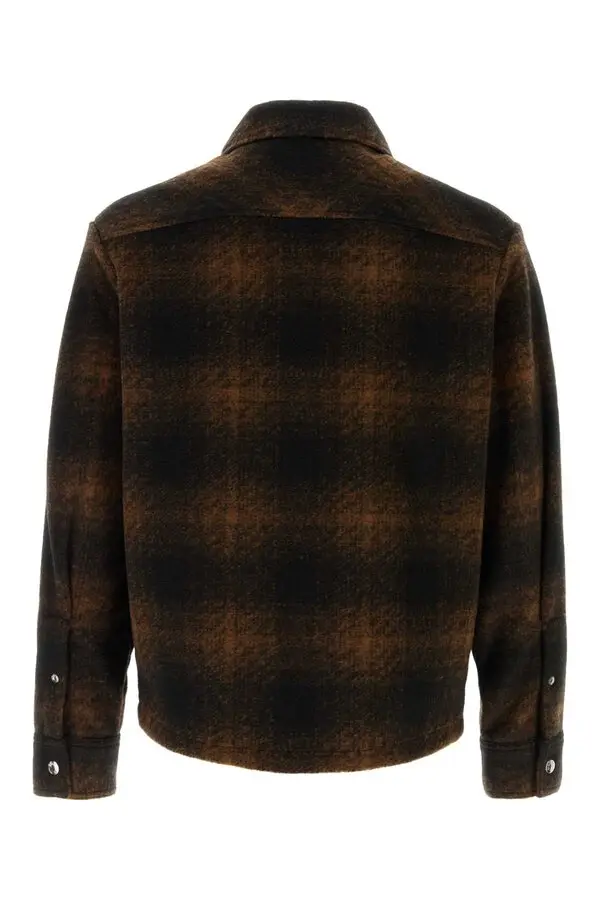 Moncler Embroidered Flannel Shirt - Multicolor
