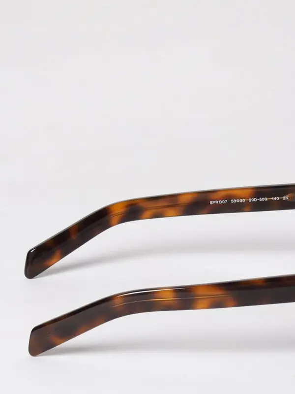 Prada Tortoiseshell Acetate Teardrop Sunglasses With Polarized Lenses