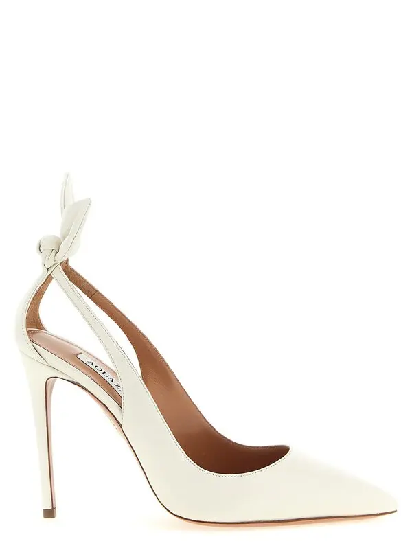 AQUAZZURA Bow Tie' Pumps - White