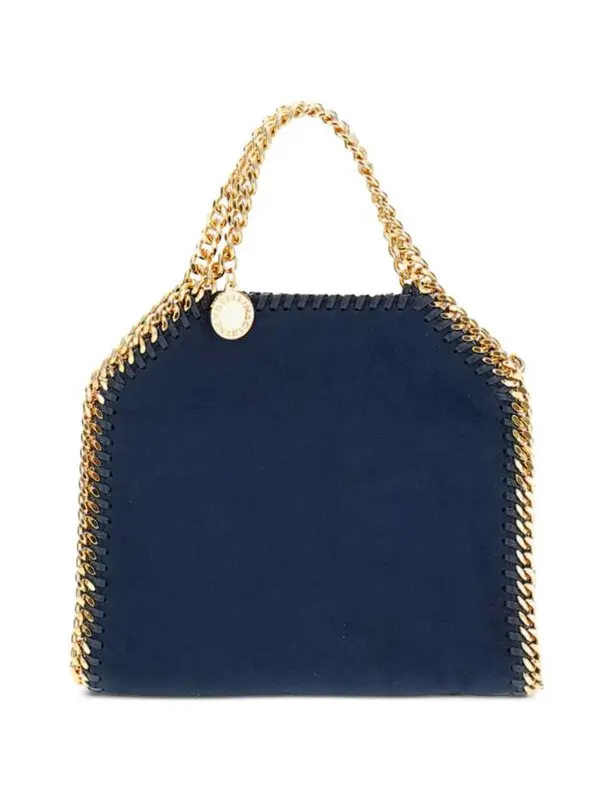 Stella McCartney Falabella Shoulder Bag With Chain Trim - Blue