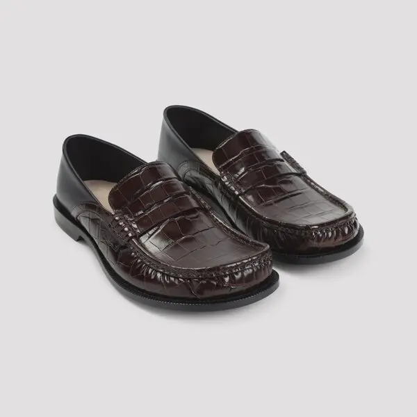 Loewe Campo Flap Back Loafers