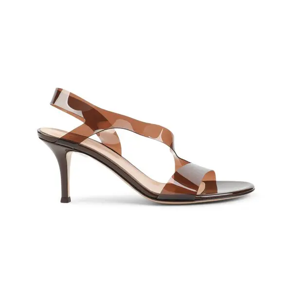GIANVITO ROSSI Pvc Metropolis Sandals - Brown