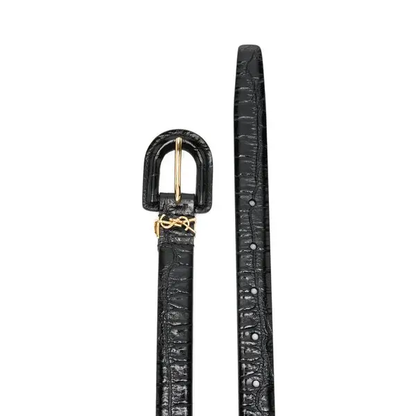 Saint Laurent Calf Leather Belt