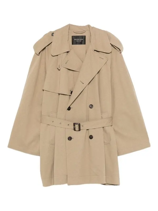 Balenciaga Cropped Trench Coat