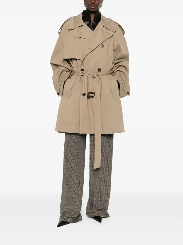 Balenciaga Cropped Trench Coat