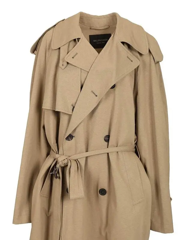 Balenciaga Cropped Trench Coat