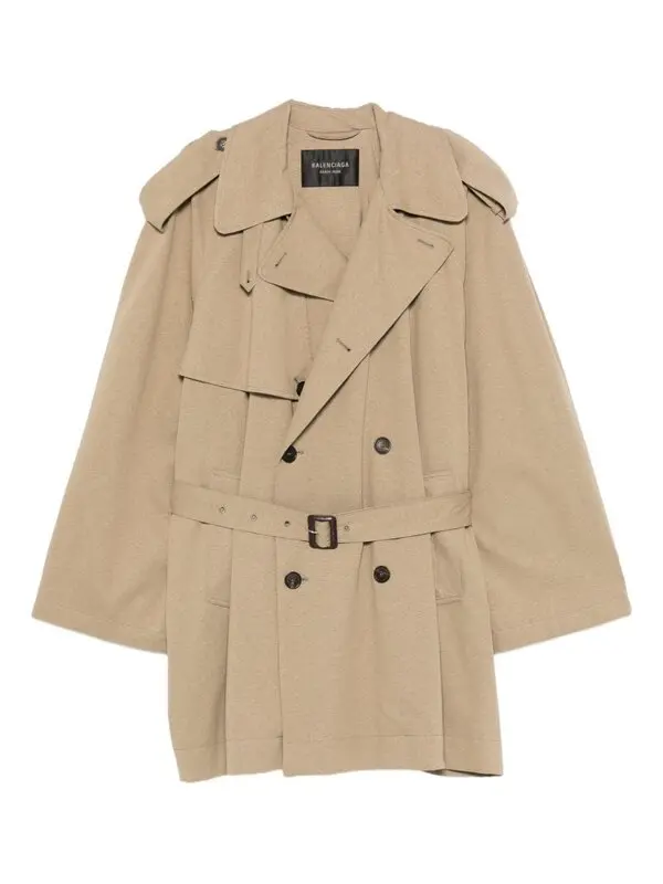 Balenciaga Cropped Trench Coat