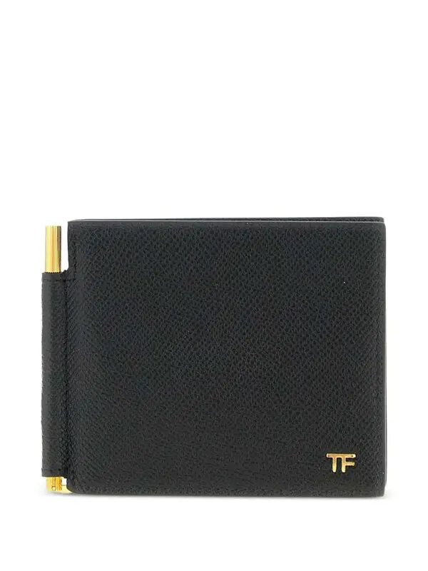 TOM FORD Wallet With Money Clip - Black