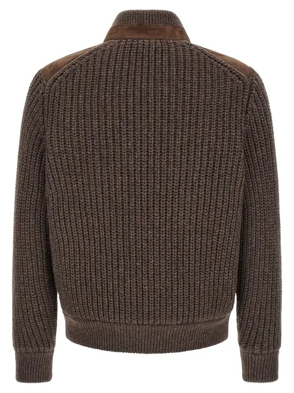 Brunello Cucinelli Suede Insert Jacket