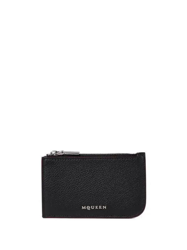Alexander McQueen Sling Leather Card Case - Multicolor
