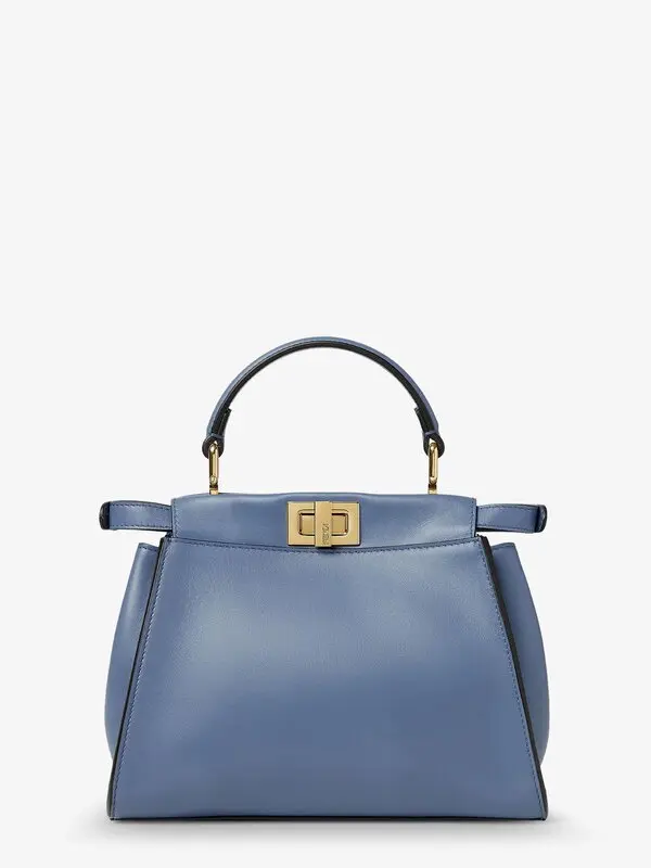 Fendi Peekaboo Mini Leather Handbag