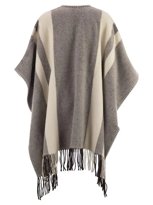 FAY Wool Poncho With Hook
