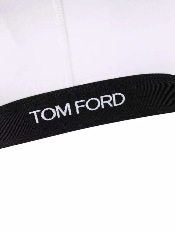 TOM FORD Two-tone Bandeau Bra - White