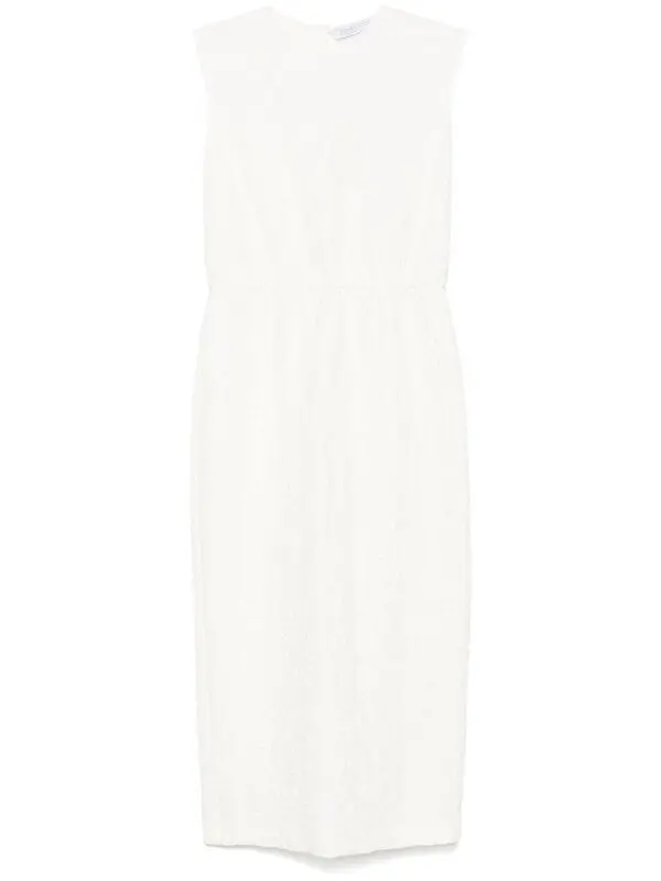 Harris Wharf London Cotton Long Dress - Multicolor
