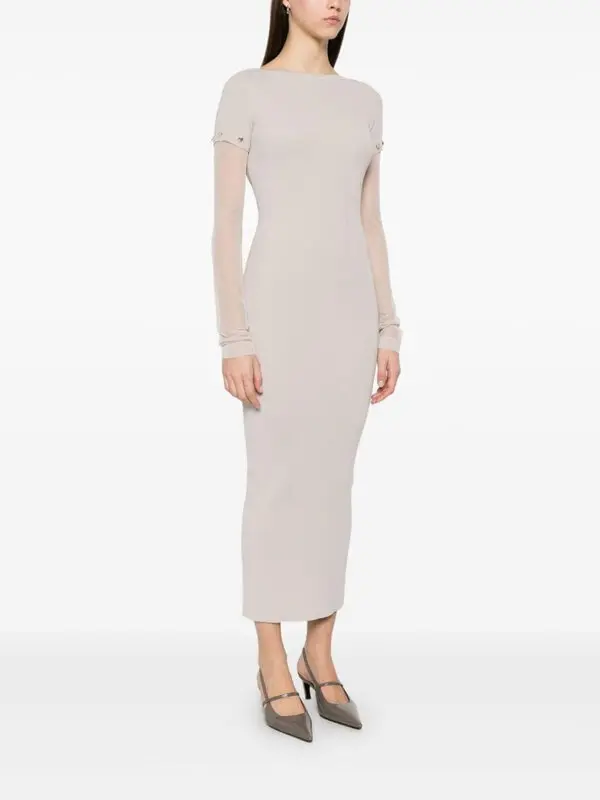 Sportmax Knitted Long Dress - Multicolor