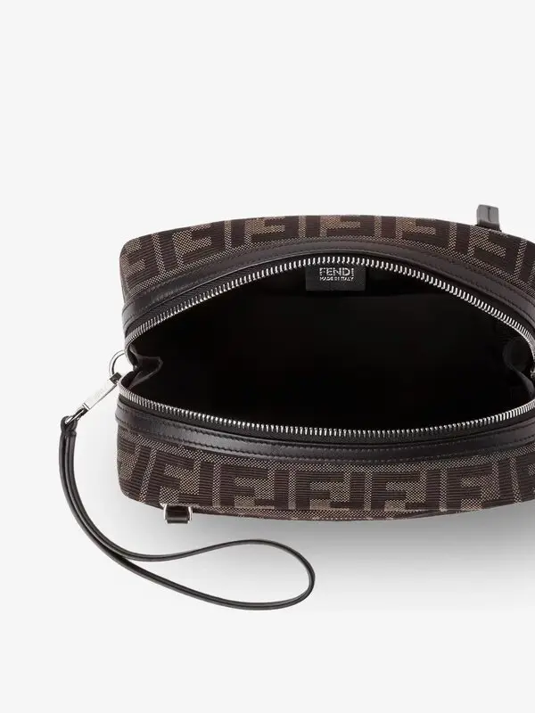 Fendi Ff Zucca Jacquard Fabric Clutch Bag - Multicolor