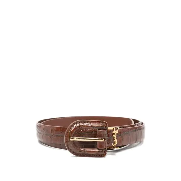 Saint Laurent Belts - Brown