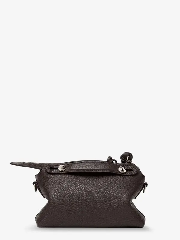 Fendi By The Way Hammered Leather Handbag - Multicolor