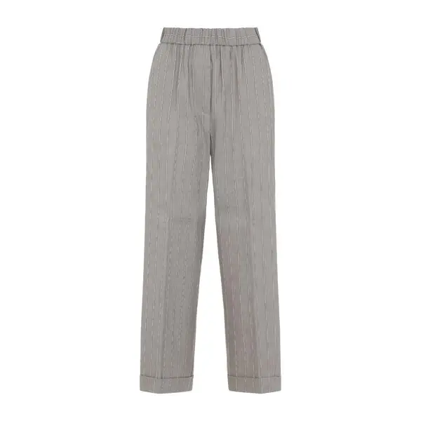 Peserico Linen Pants - Brown
