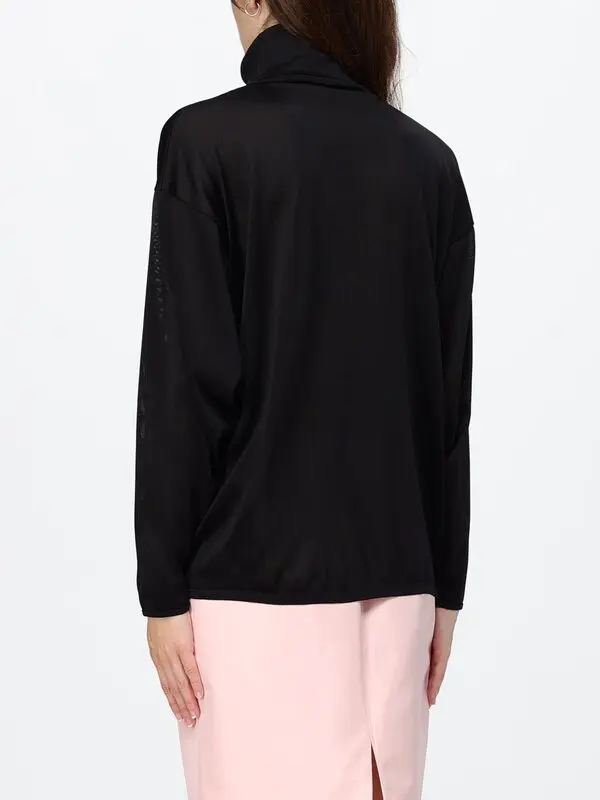 Gucci Long-sleeved Roll Neck Jumper In Pure Silk