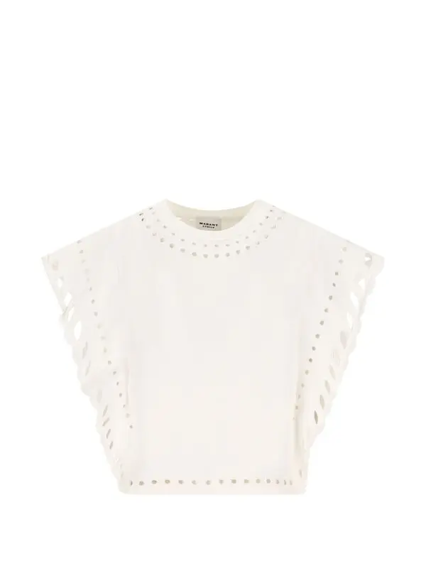 Isabel Marant Étoile Marant Odyle Cotton Top - Multicolor