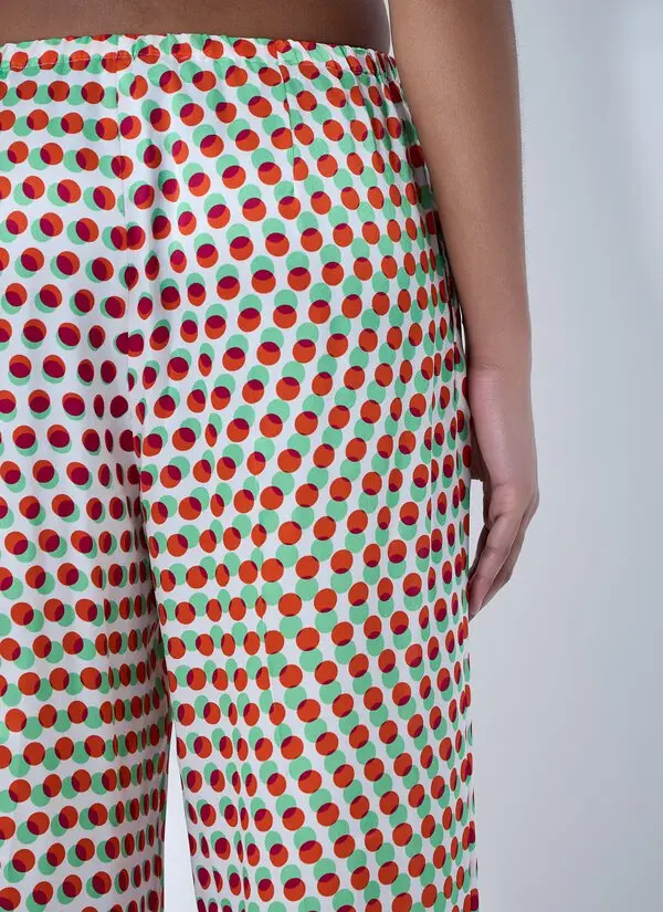 Dries Van Noten Wide-leg Patterned Trousers - Red