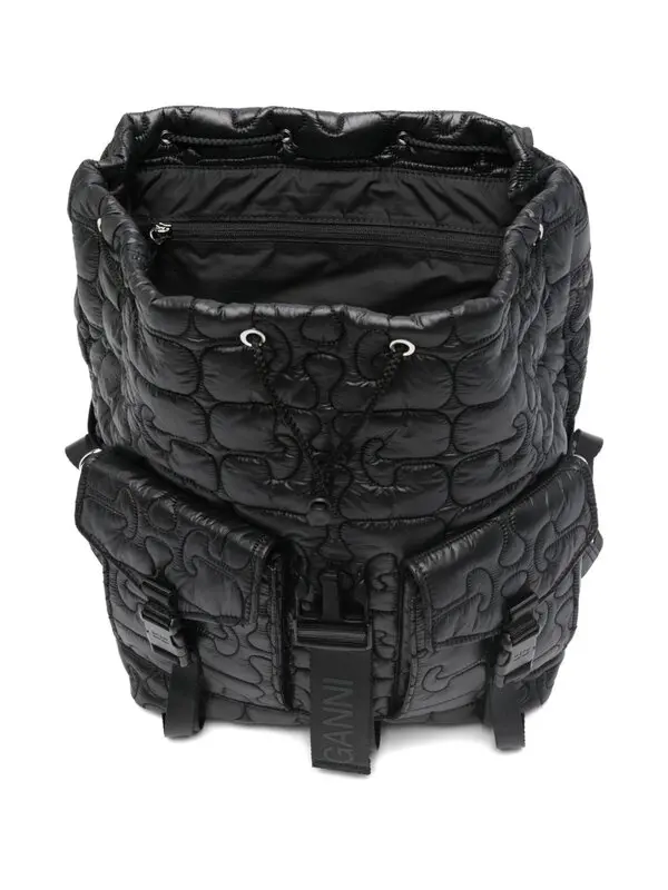 GANNI Quilted Nylon Backpack
