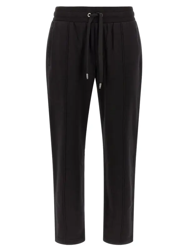 Dolce & Gabbana Logo Plaque Joggers - Black