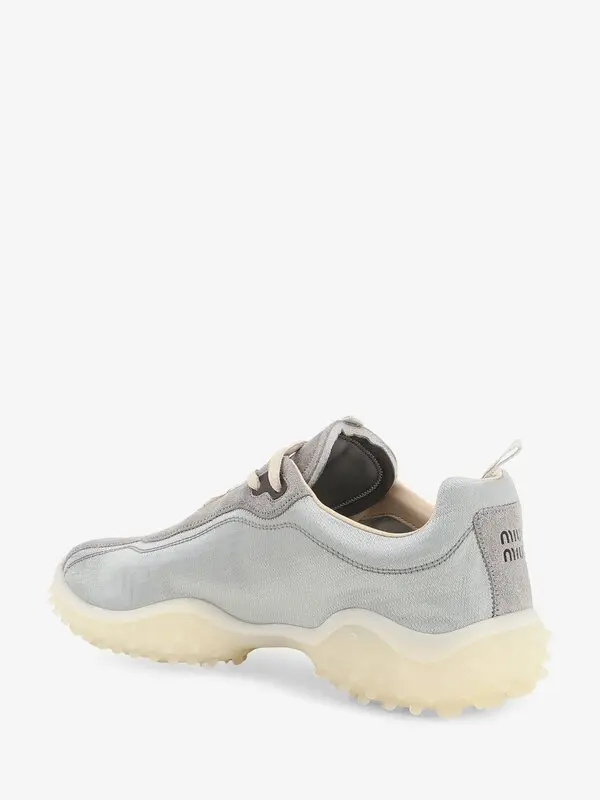 Miu Miu Nylon And Suede Sneakers - Multicolor