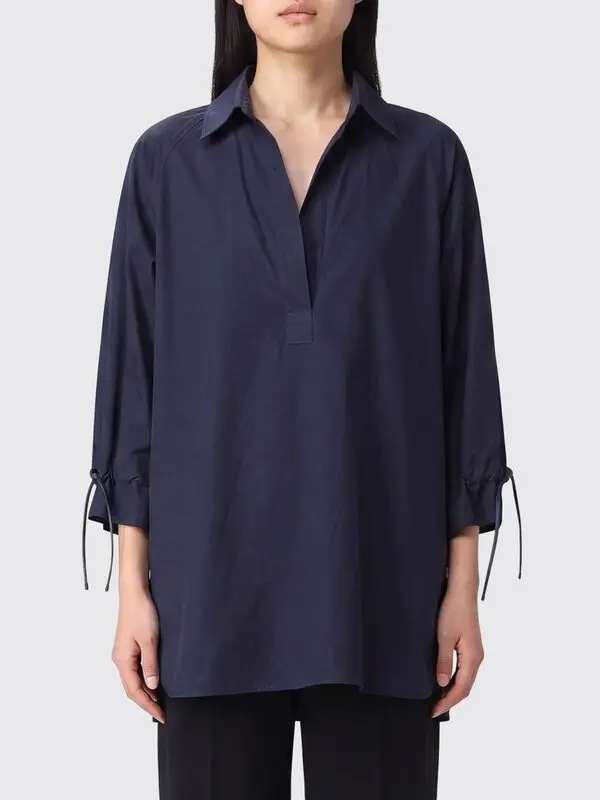 Max Mara Classic Poplin Shirt - Black