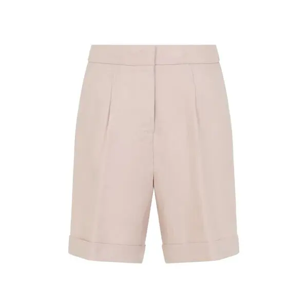 Peserico Linen Bermuda - Multicolor