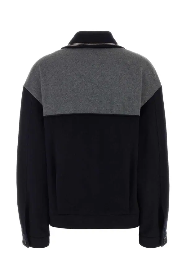 Miu Miu Two-tone Velour Jacket - Multicolor