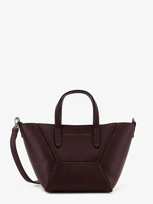 Brunello Cucinelli Bc Duo Leather Crossbody Bag - Red
