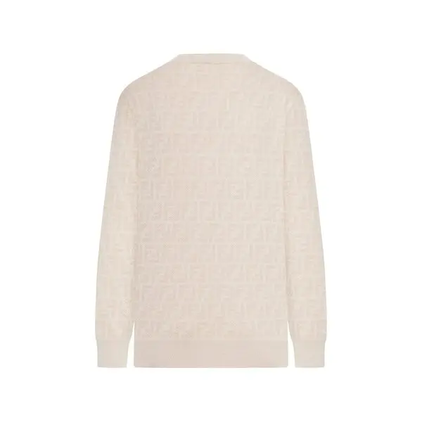 Fendi Neutrals Knitwear Jumpers