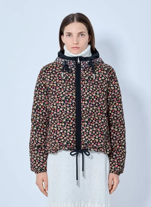 Moncler Becfigue Hooded Down Jacket