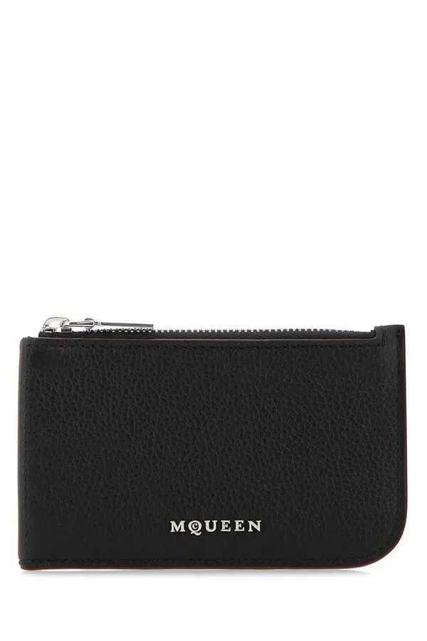 Alexander McQueen Leather Card Holder