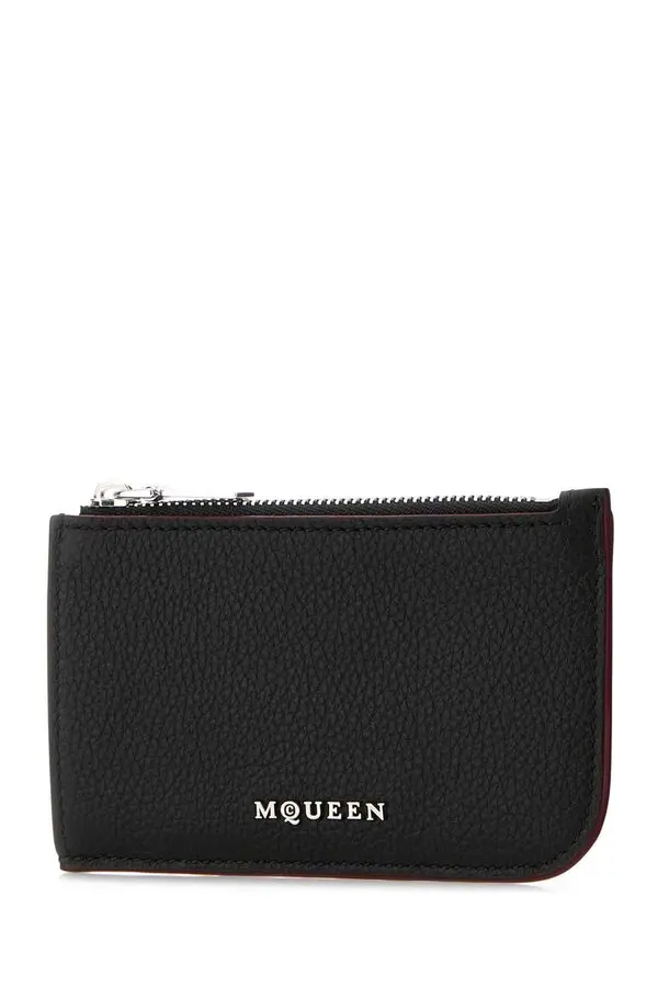 Alexander McQueen Leather Card Holder