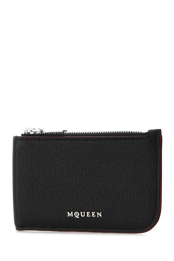 Alexander McQueen Leather Card Holder