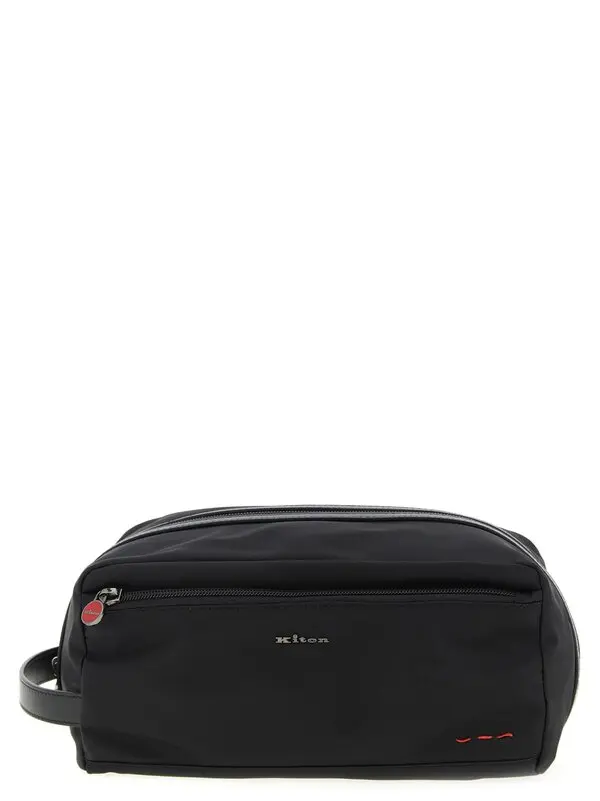 Kiton Beauty-case Nylon - Black