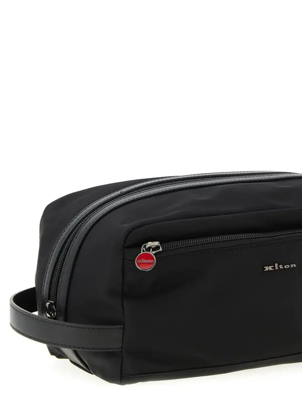 Kiton Beauty-case Nylon - Black
