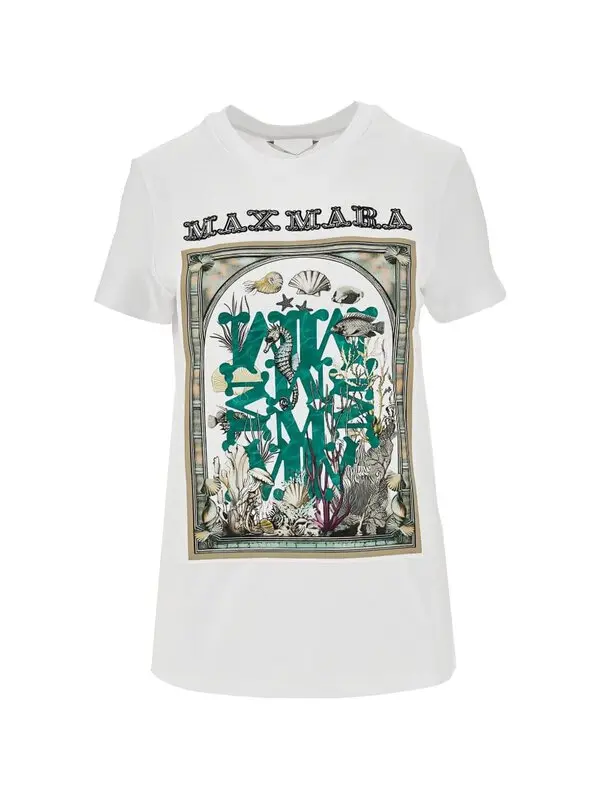 Max Mara Printed Cotton T-shirt