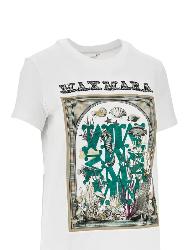 Max Mara Printed Cotton T-shirt