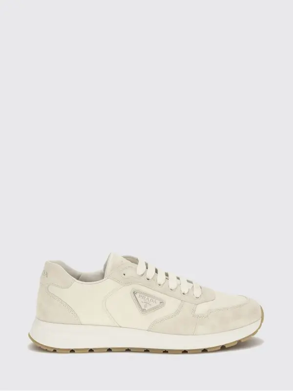 Prada Prax Re-nylon And Suede Sneakers