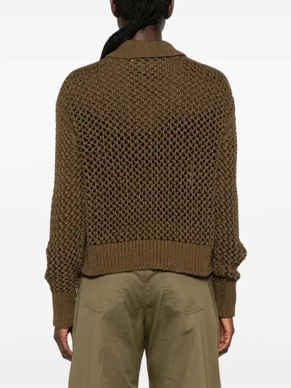 Max Mara Open-knit Cardigan