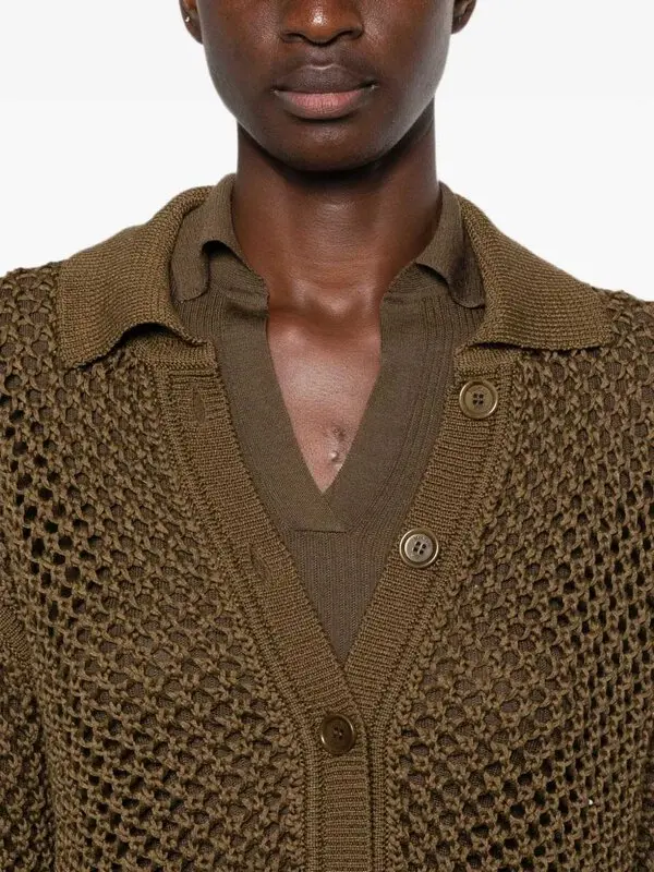Max Mara Open-knit Cardigan