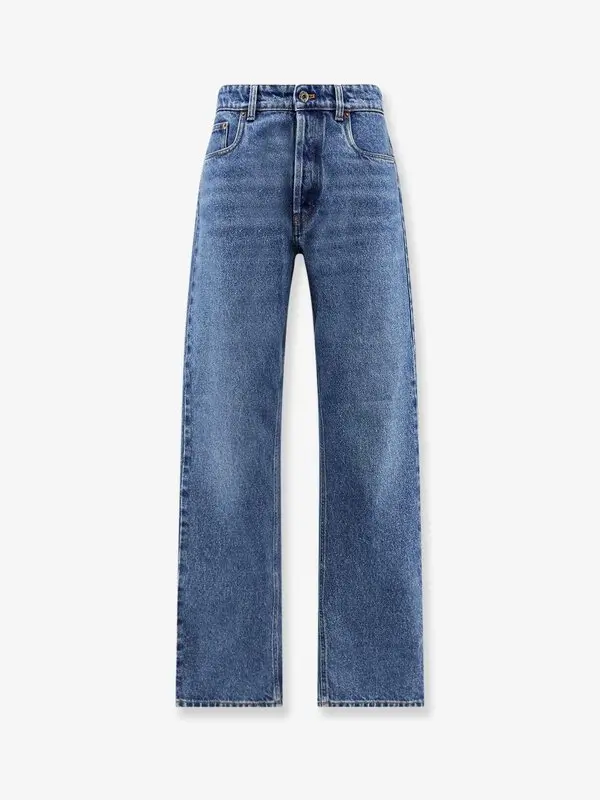 Miu Miu Straight Leg Jeans - Multicolor