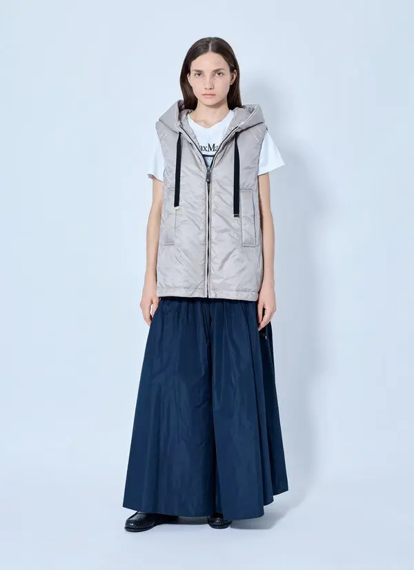 Max Mara Hooded Zip-up Vest