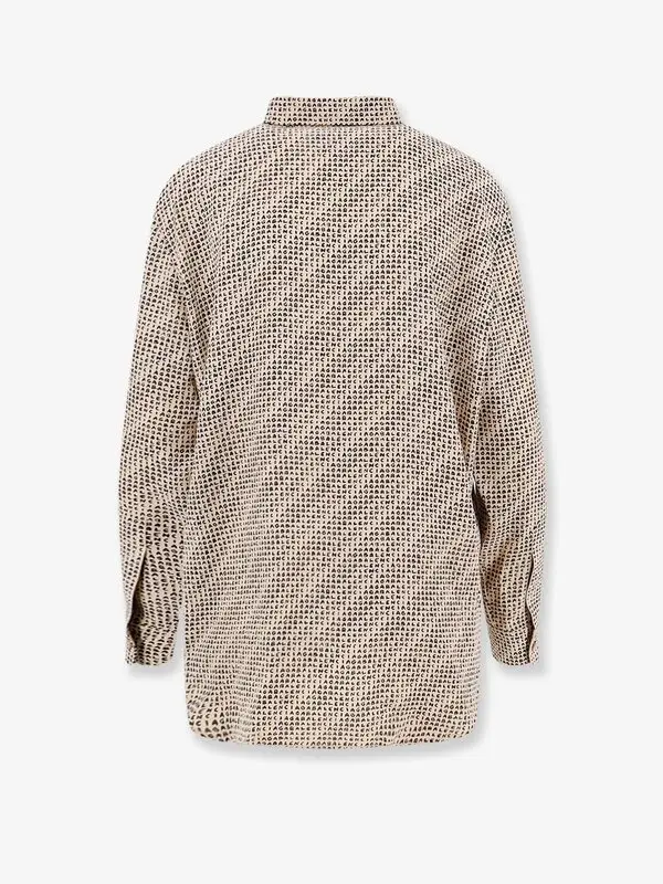 Balenciaga All Over Print Silk Shirt - Multicolor