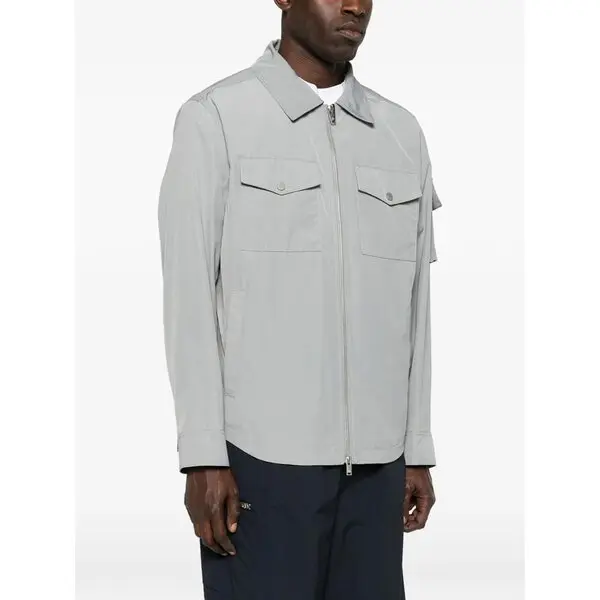Moose Knuckles Grey Jackets Shirt Jackets